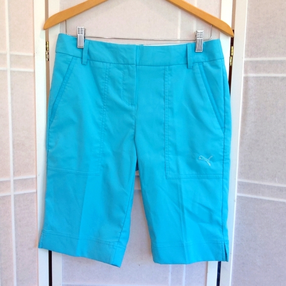 Puma | Shorts | Nwt Puma Turquoise Blue Golf Shorts | Poshmark